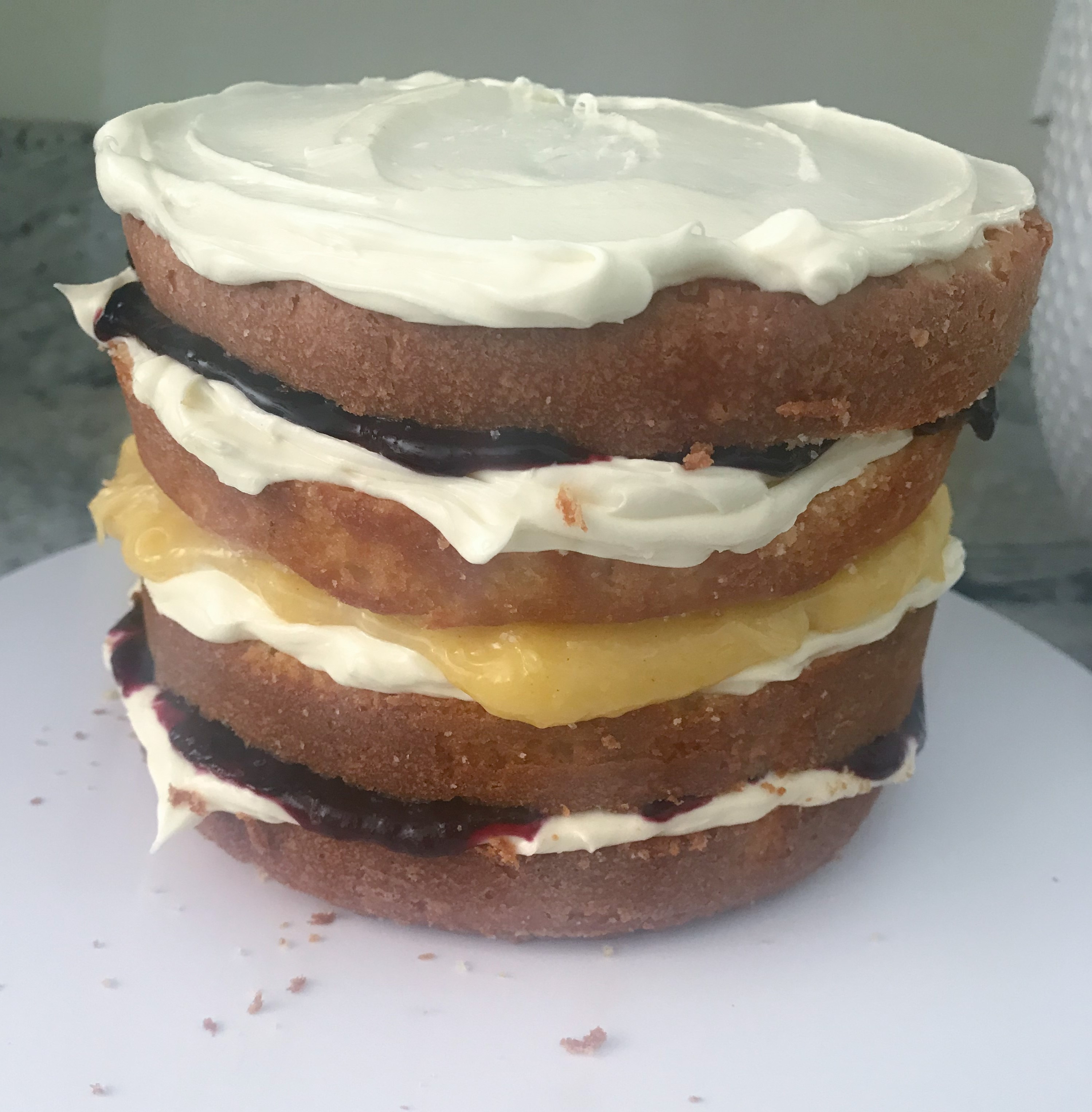 Lemon Blueberry Swirl Cake – Stephani's Kitchen