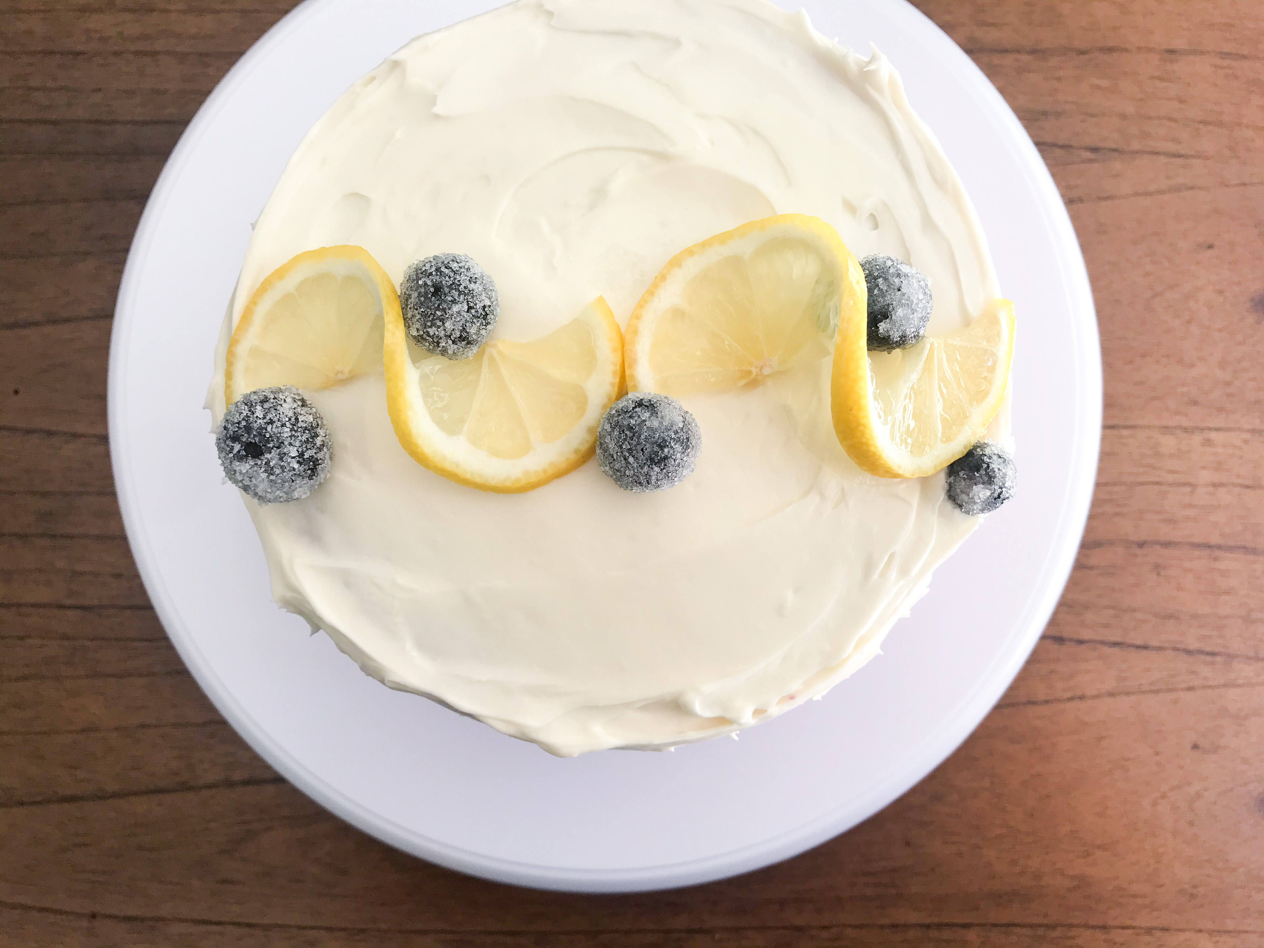 Lemon Blueberry Swirl Cake – Stephani's Kitchen